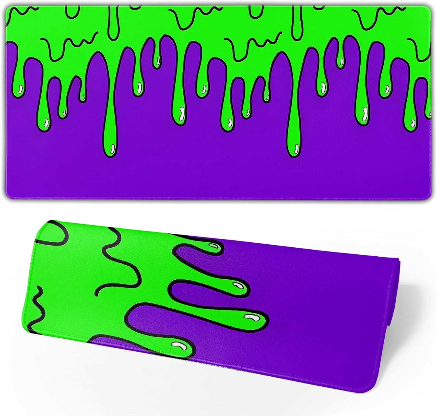 Gaming Mouse Pad Abstract Dripping Design Desk Mat Desk Pad Large ...