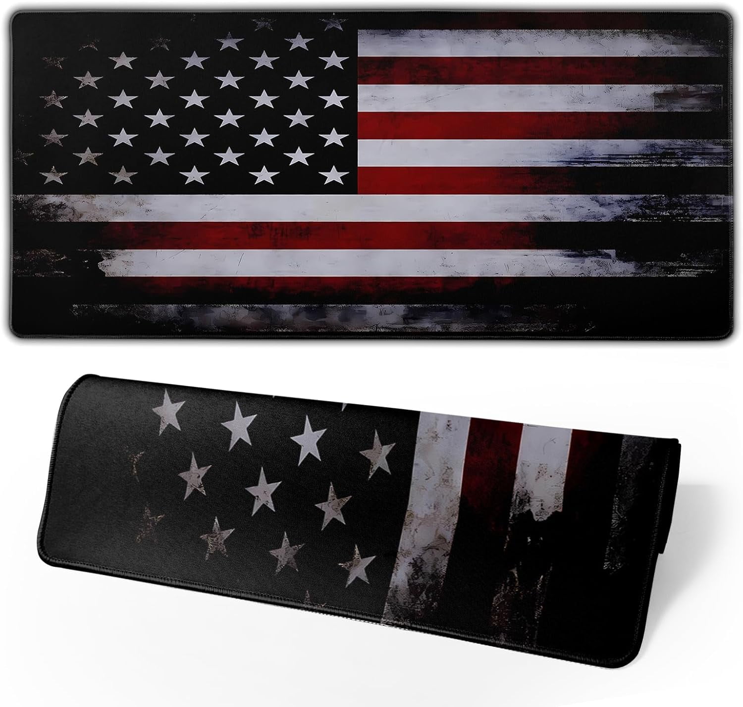 Gaming Mouse Pad American Flag Mouse Mat Non-Slip Rubber Carpet Pad for ...