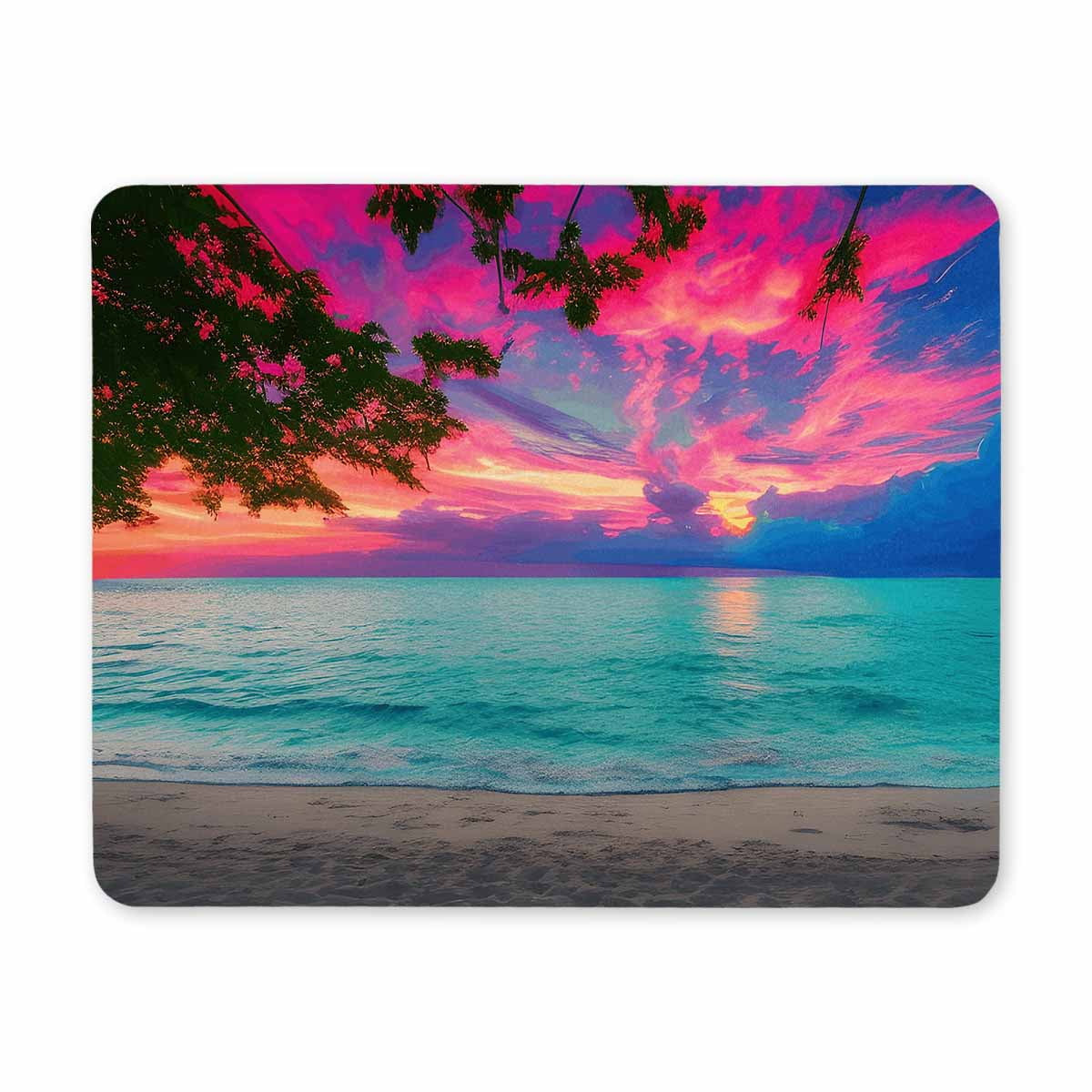 Gaming Mouse Pad ,Beach Mousepad Non-Slip Rubber Rectangle Mouse Pads ...