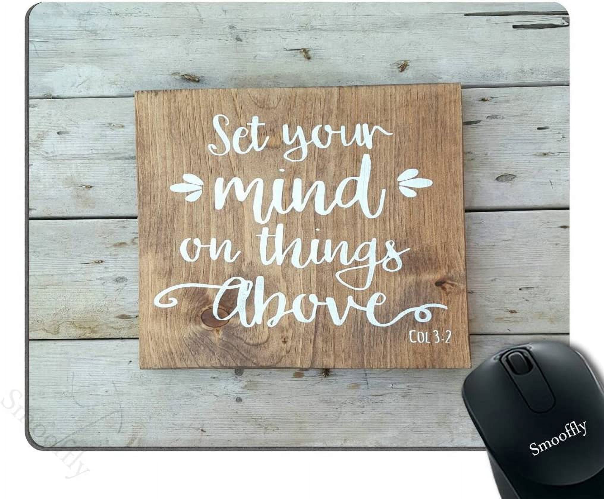 Gaming Mouse Pad Custom, Bible Verse Wood Signs Sayings Wall Art ...