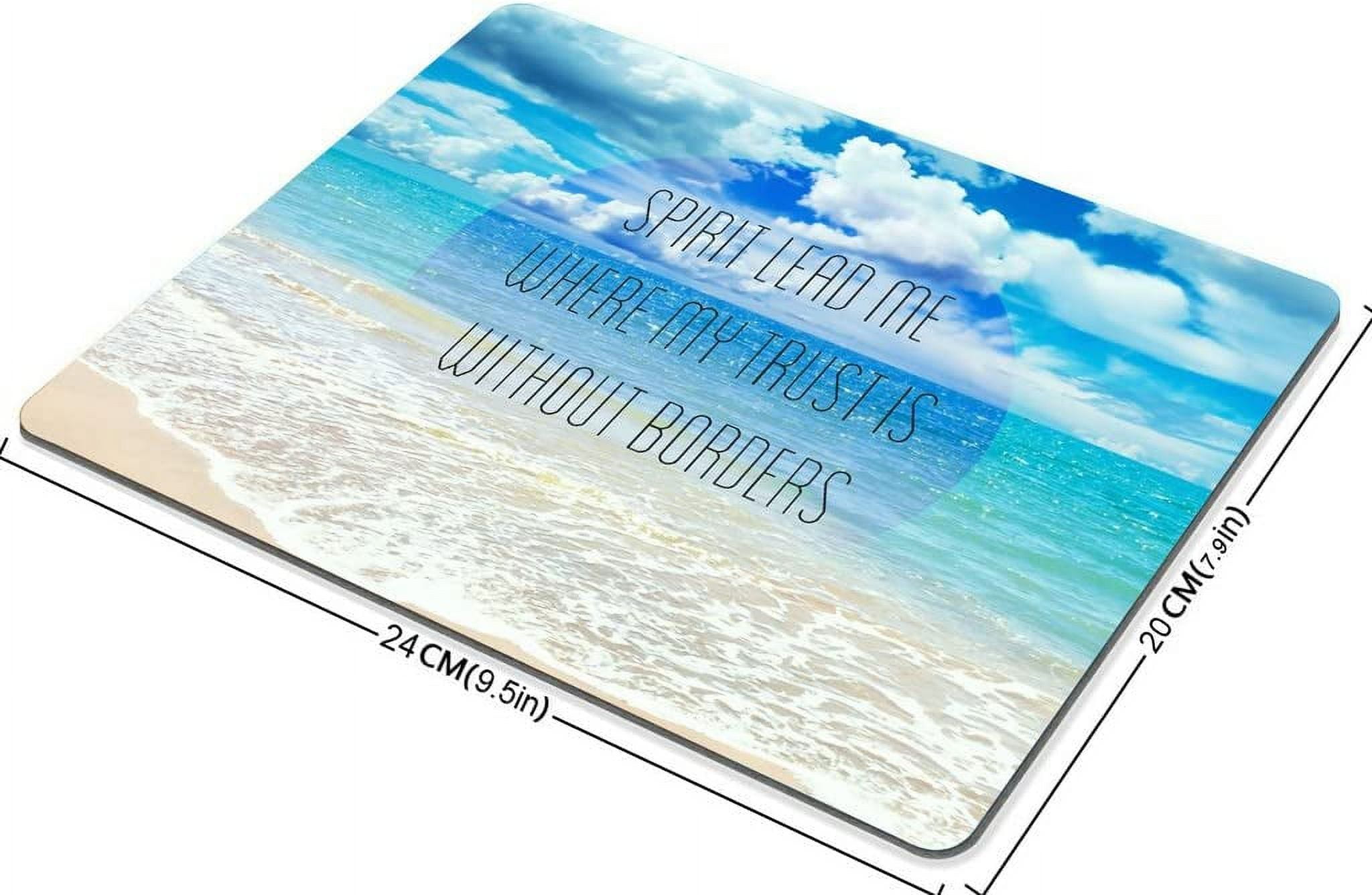 Gaming Mouse Pad Custom,Bible Verses Christian Quotes Theme Spirit Lead ...