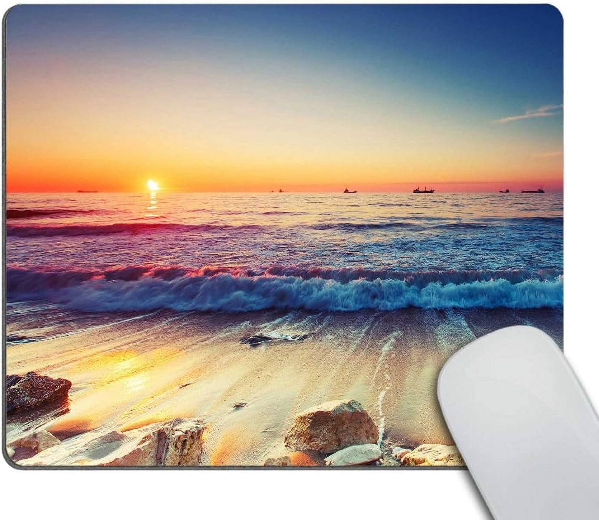 Gaming Mouse Pad Custom Original Nature Series: Sunrise Over Sea ...