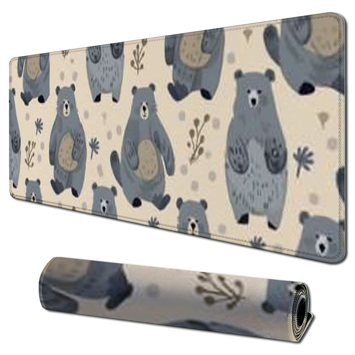 Gaming Mouse Pad Cute Cartoon Large Mouse Pad Animal Drawing Desk Mats ...