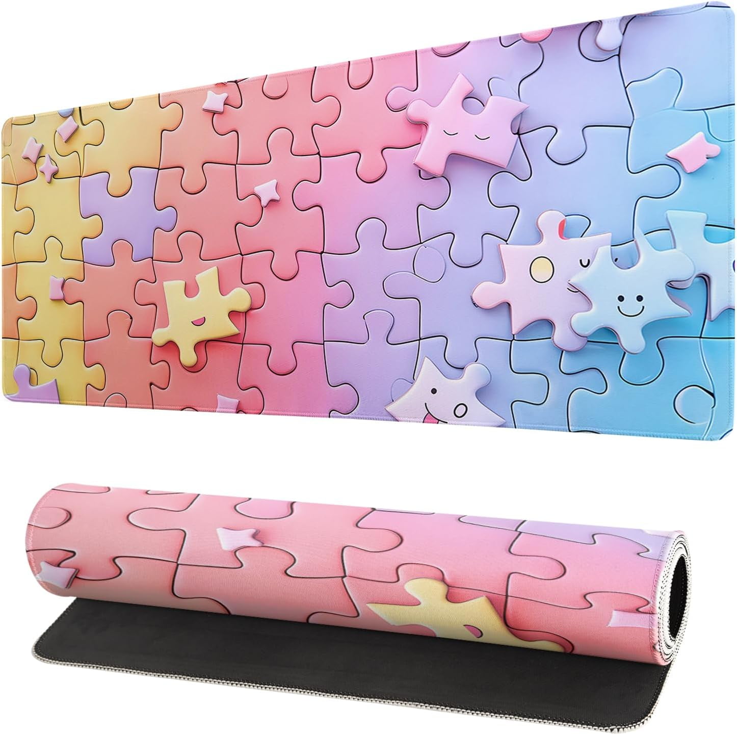 Gaming Mouse Pad Desk Pad,Extended Big Mouse Pad,31.5x11.8 Inch Long ...