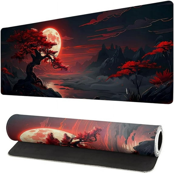 Gaming Mouse Pad Desk Pad,Extended Big Mouse Pad,31.5x11.8 Inch Long ...