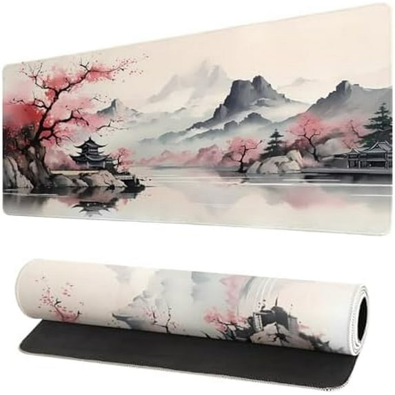 Gaming Mouse Pad Desk Pad,Extended Big Mouse Pad,31.5x11.8 Inch Long ...