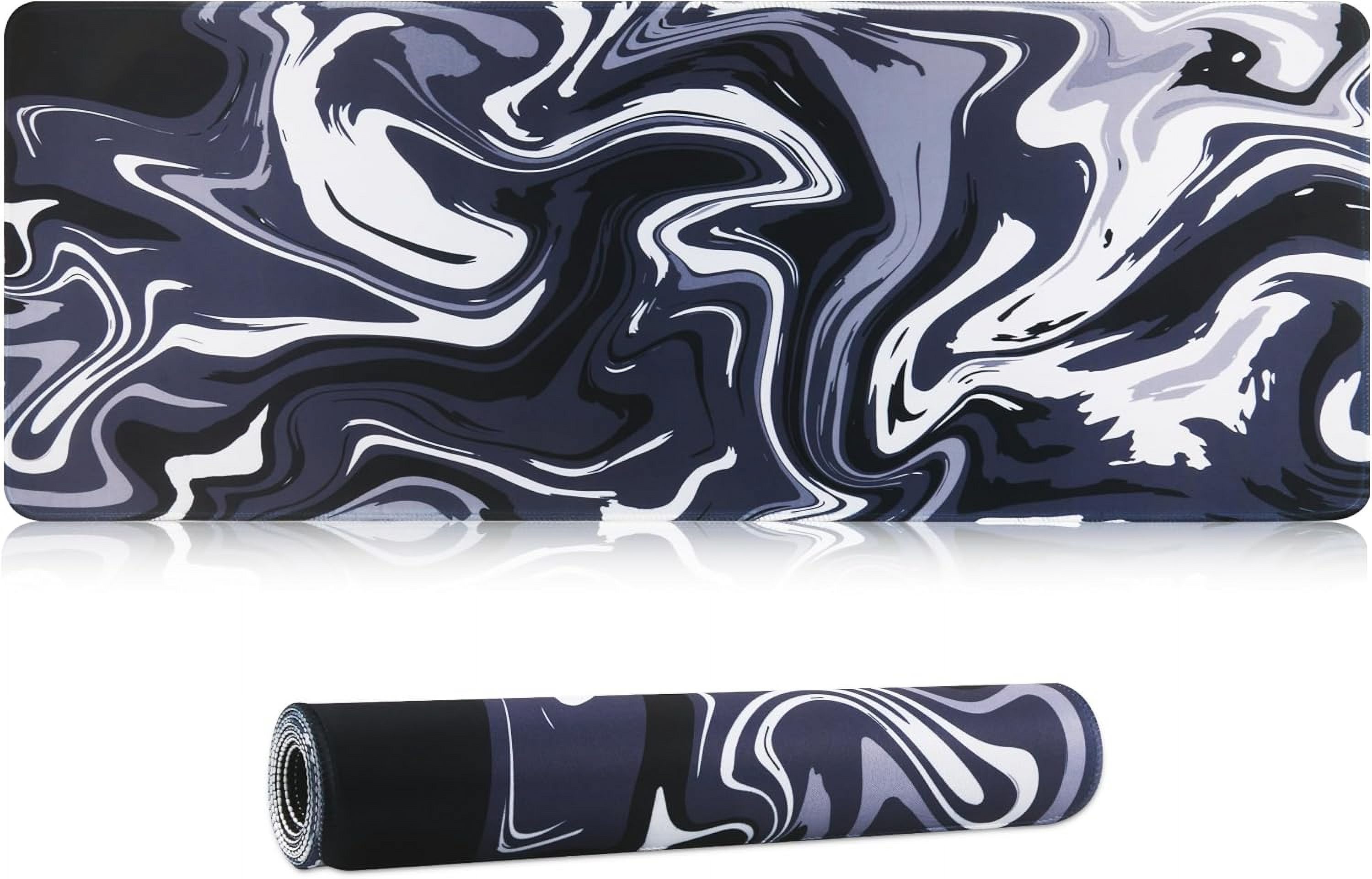 Gaming Mouse Pad Extra Large Computer Keyboard Mouse Mat Desk Pad Soft ...