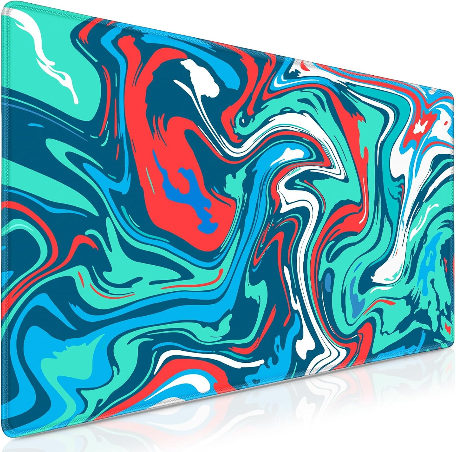 Gaming Mouse Pad, Fluid Pattern Mouse Pad 31.5x11.8inch Large Extended ...