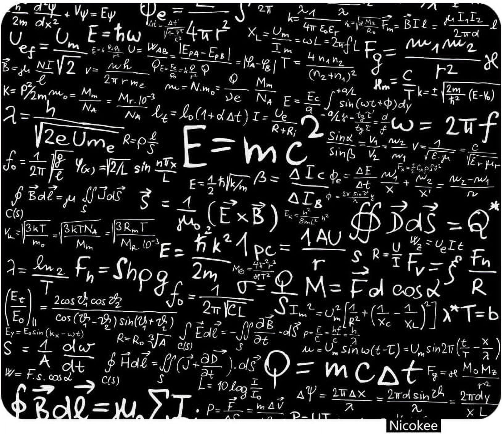 Gaming Mouse Pad Formula Blackboard Physical Equations and Formulas ...