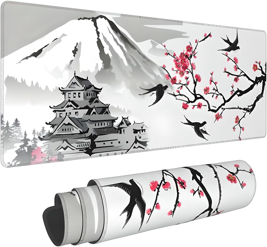 Gaming Mouse Pad Full Desk Mouse Pad Ultra-Smooth Surface and Anti-Slip ...