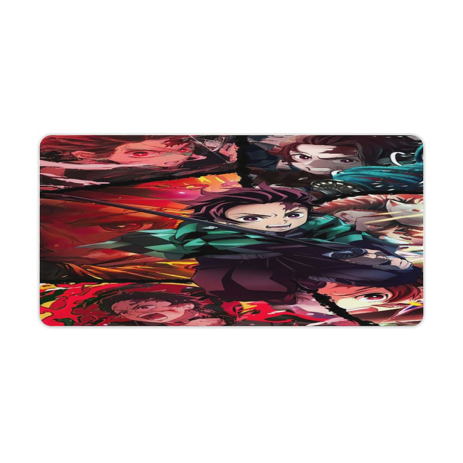 Gaming Mouse Pad Fun Kimetsu No Yaiba Rectangular Mouse Pad - XXL XL ...