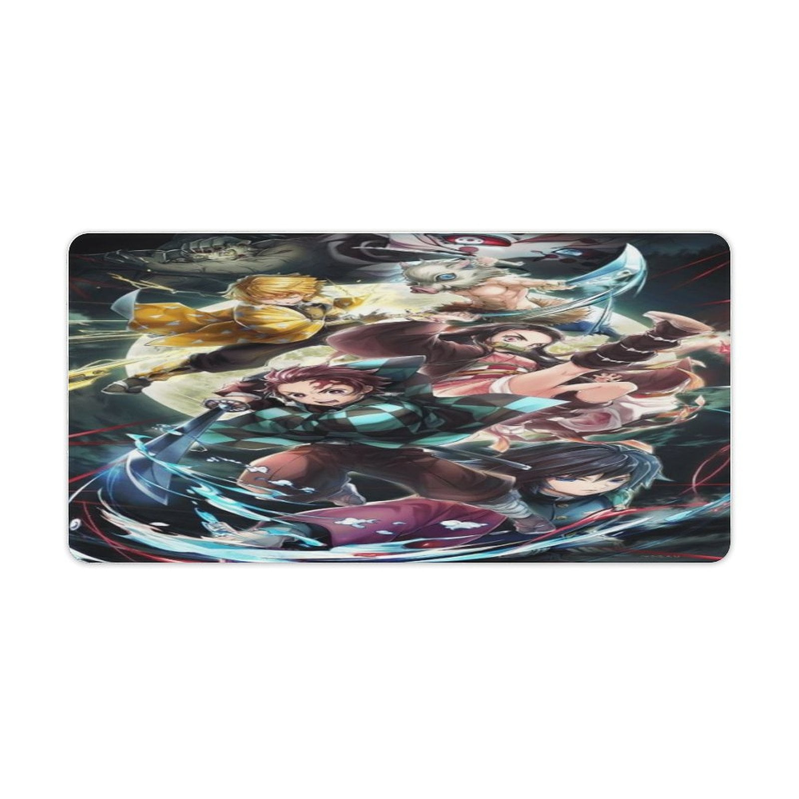 Gaming Mouse Pad Fun Kimetsu No Yaiba Rectangular Mouse Pad - XXL XL ...
