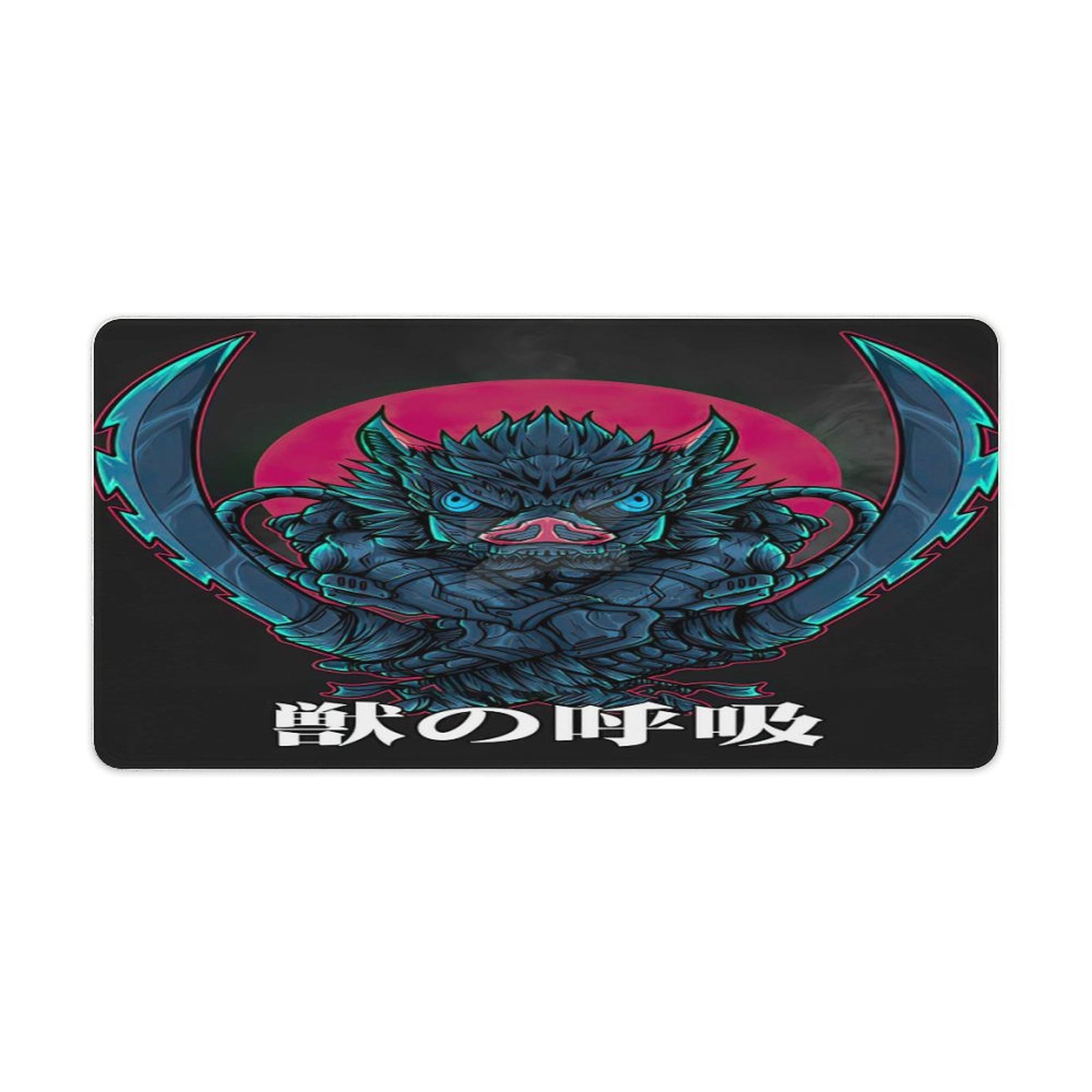 Gaming Mouse Pad Fun Kimetsu No Yaiba Rectangular Mouse Pad - XXL XL ...