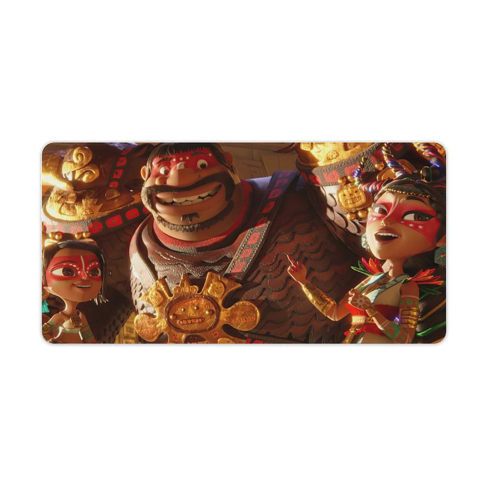 Gaming Mouse Pad Fun Maya And The Three Warriors Rectangular Mouse Pad - XXL XL Suitable for ...