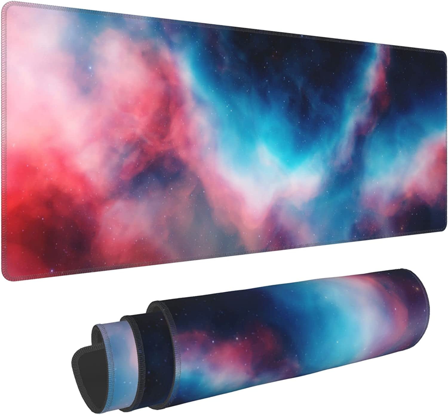 Gaming Mouse Pad, Galaxy Design Large Extended Mouse Pad, 31.5x12 inch ...