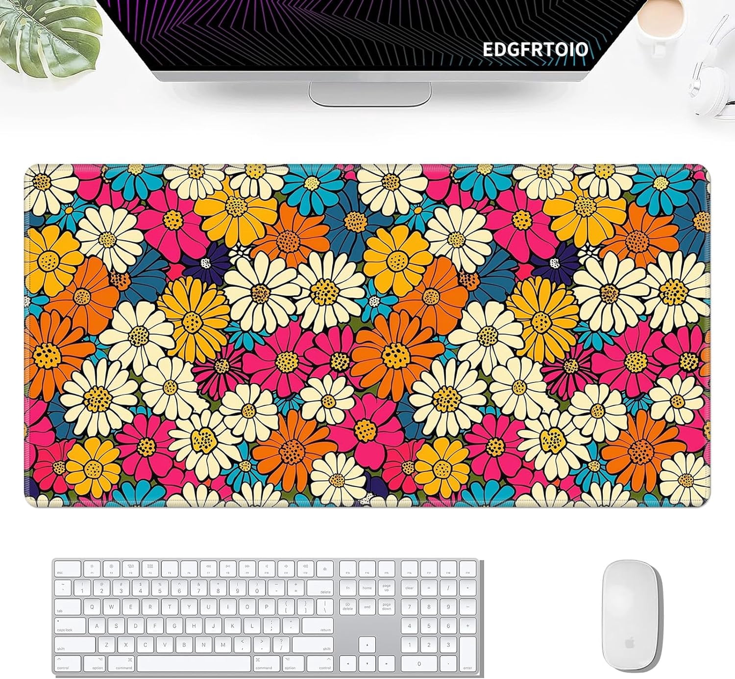 Gaming Mouse Pad, Keyboard Mouse Pad 31.5x15.7 inch XXL Large Computer ...