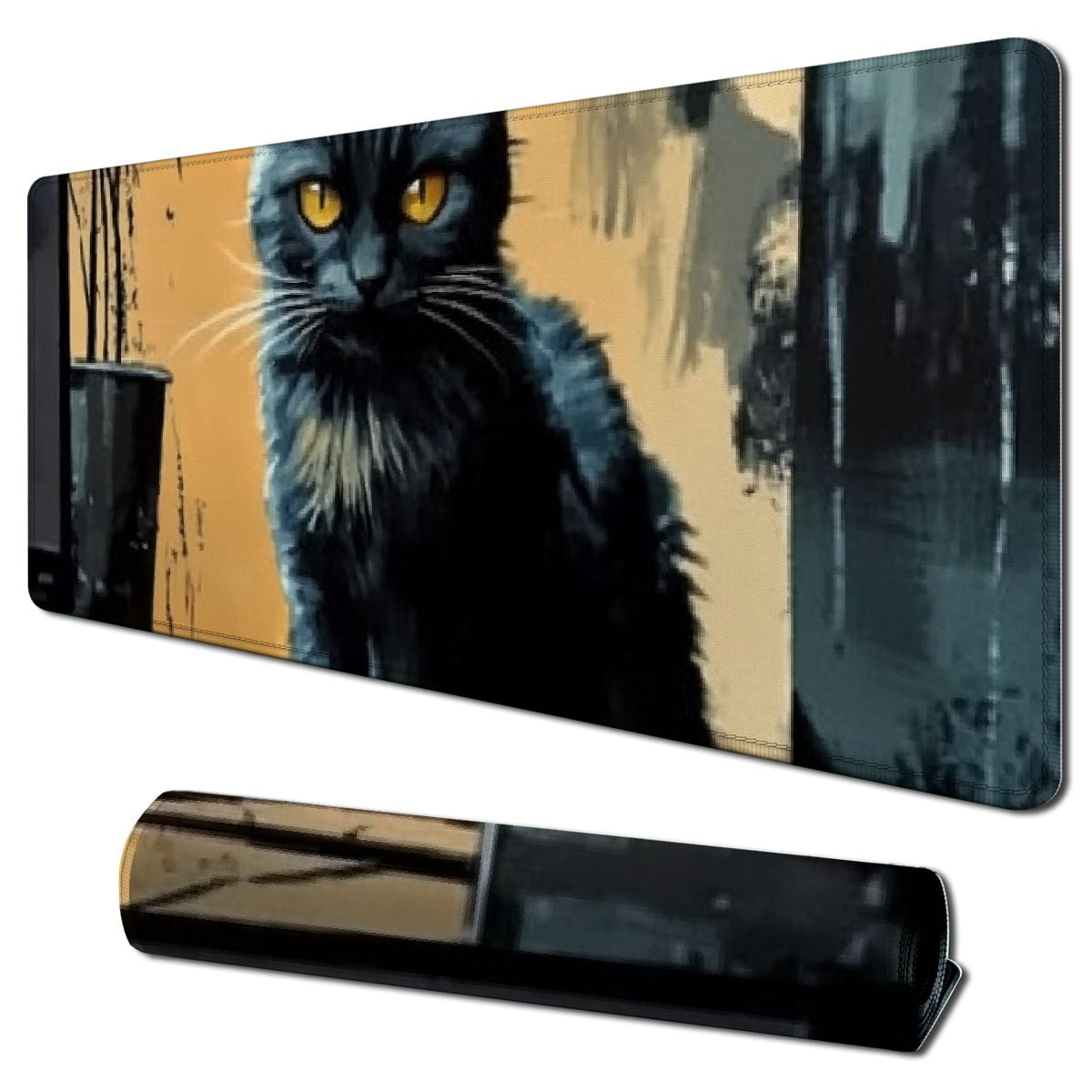 Gaming Mouse Pad, Large Desktop Mouse Pad, Computer Keyboard Mouse Pad ...