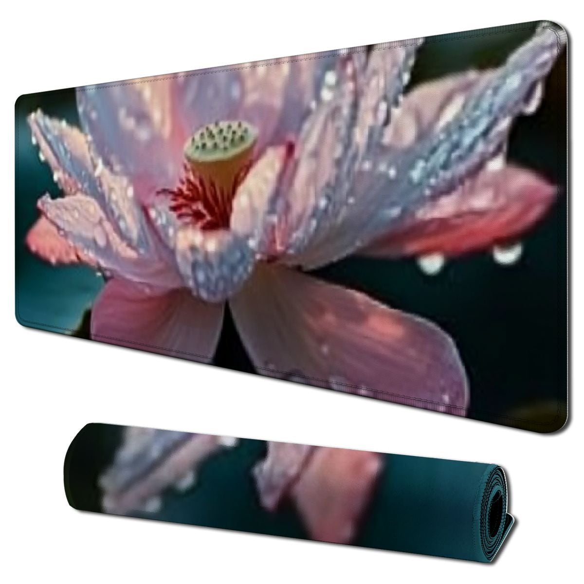 Gaming Mouse Pad, Large Desktop Mouse Pad Computer Keyboard Mouse Pad ...