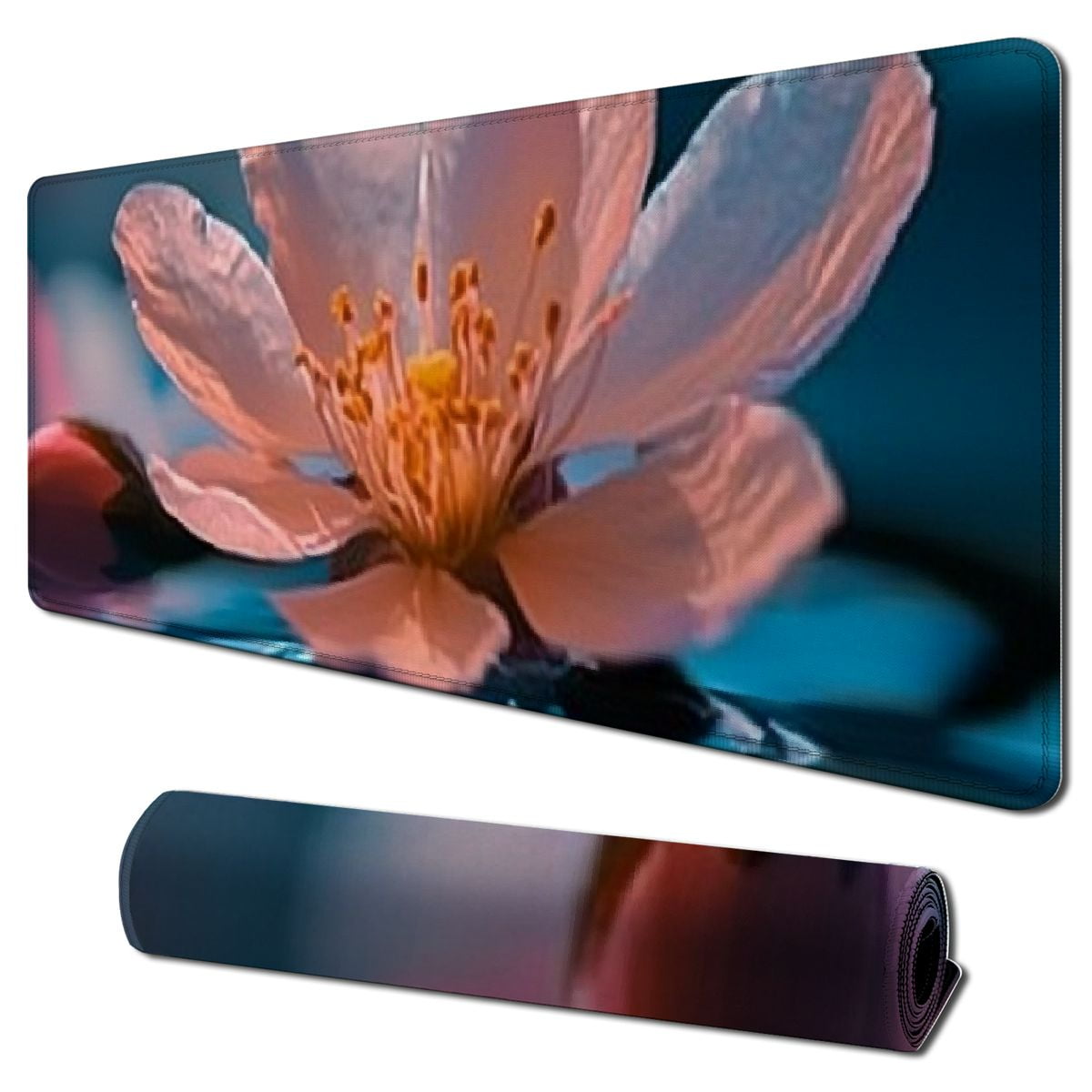 Gaming Mouse Pad, Large Desktop Mouse Pad Computer Keyboard Mouse Pad ...