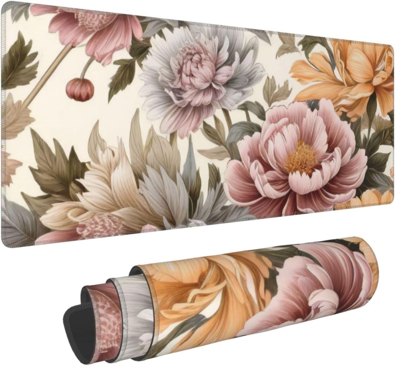 Gaming Mouse Pad, Large Non-Slip Rubber Base Mousepad, Keyboard Mouse ...