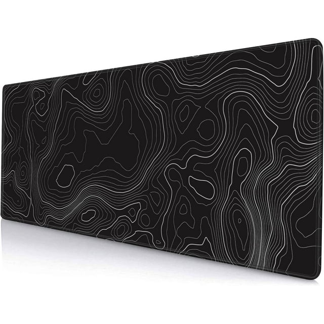 Gaming Mouse Pad, Large Topographic Mouse Pads for Desk, Non-Slip ...