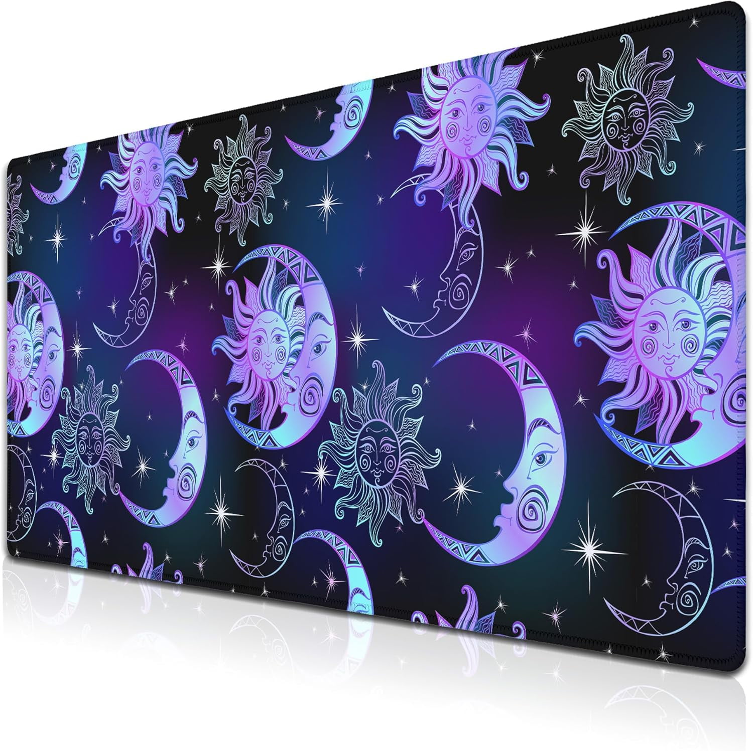 Gaming Mouse Pad Purple Desktop Mat Extra Large Mouse Pads Computer ...