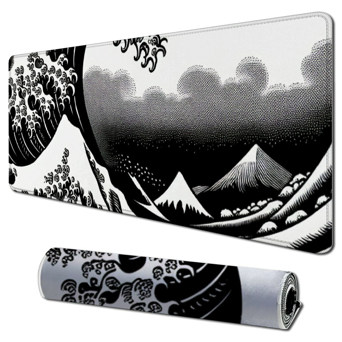 Gaming Mouse Pad, Wireless Charging LED Mouse Pad Large RGB Mousepad ...