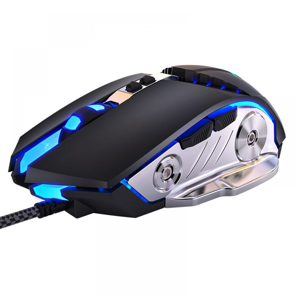 Gaming Mouse Wired [Programmable] [Breathing Light] Ergonomic Game USB ...