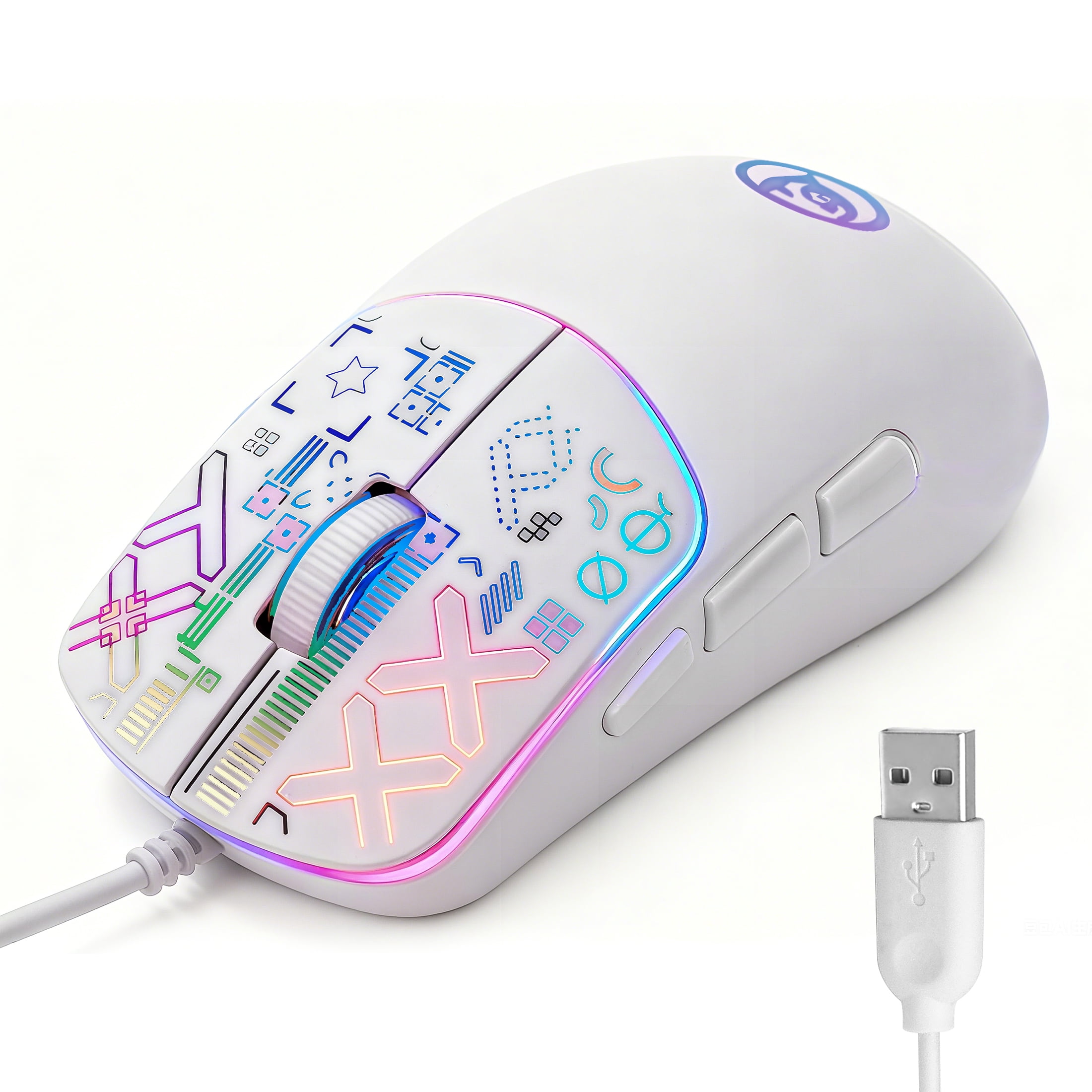 Gaming Mouse Wired, TSV USB Computer Mouse with 5 Adjustable DPI, RGB ...