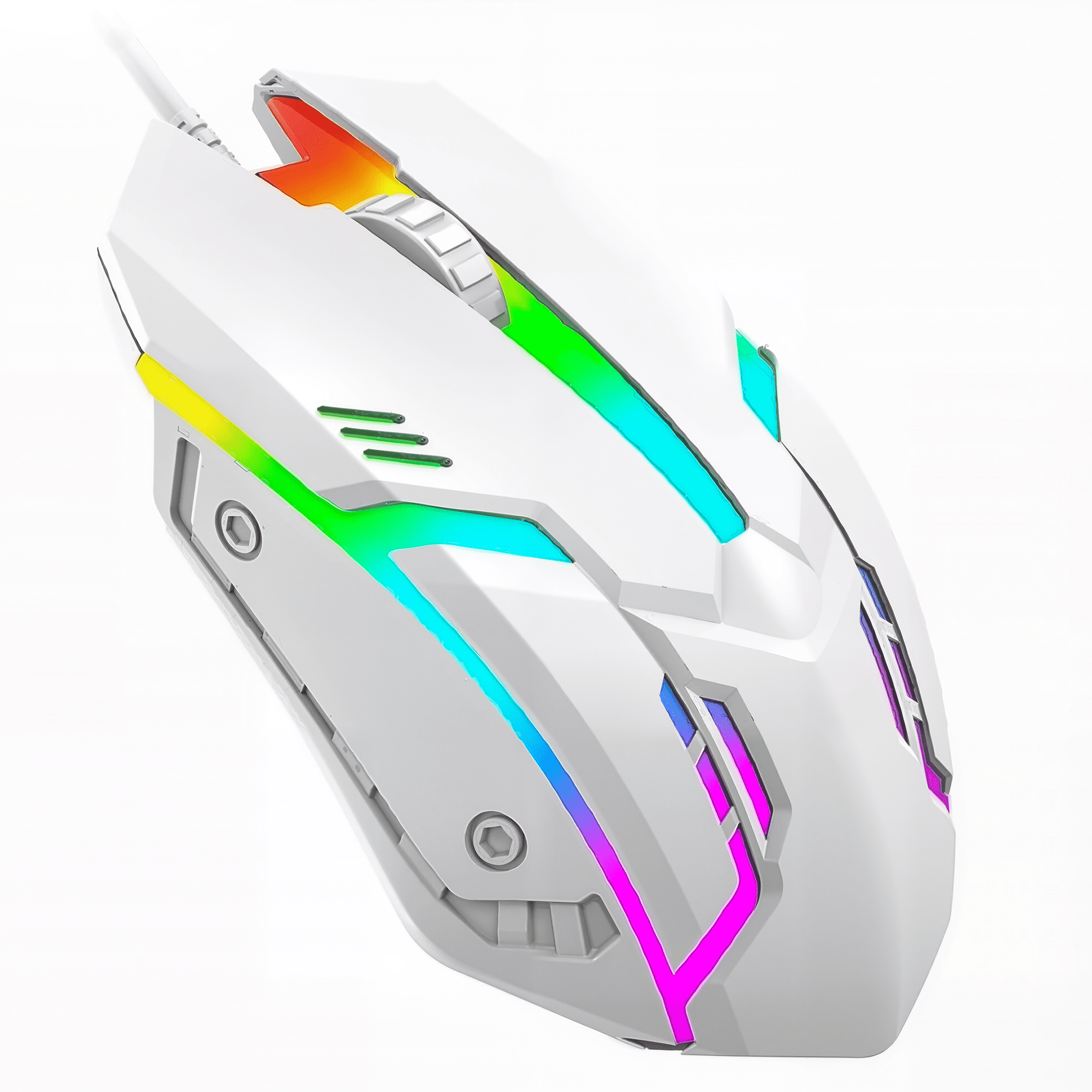 Gaming Mouse Wired, USB Optical Computer Mice with RGB Backlit, Ergonomic Gamer Laptop PC Mouse ...