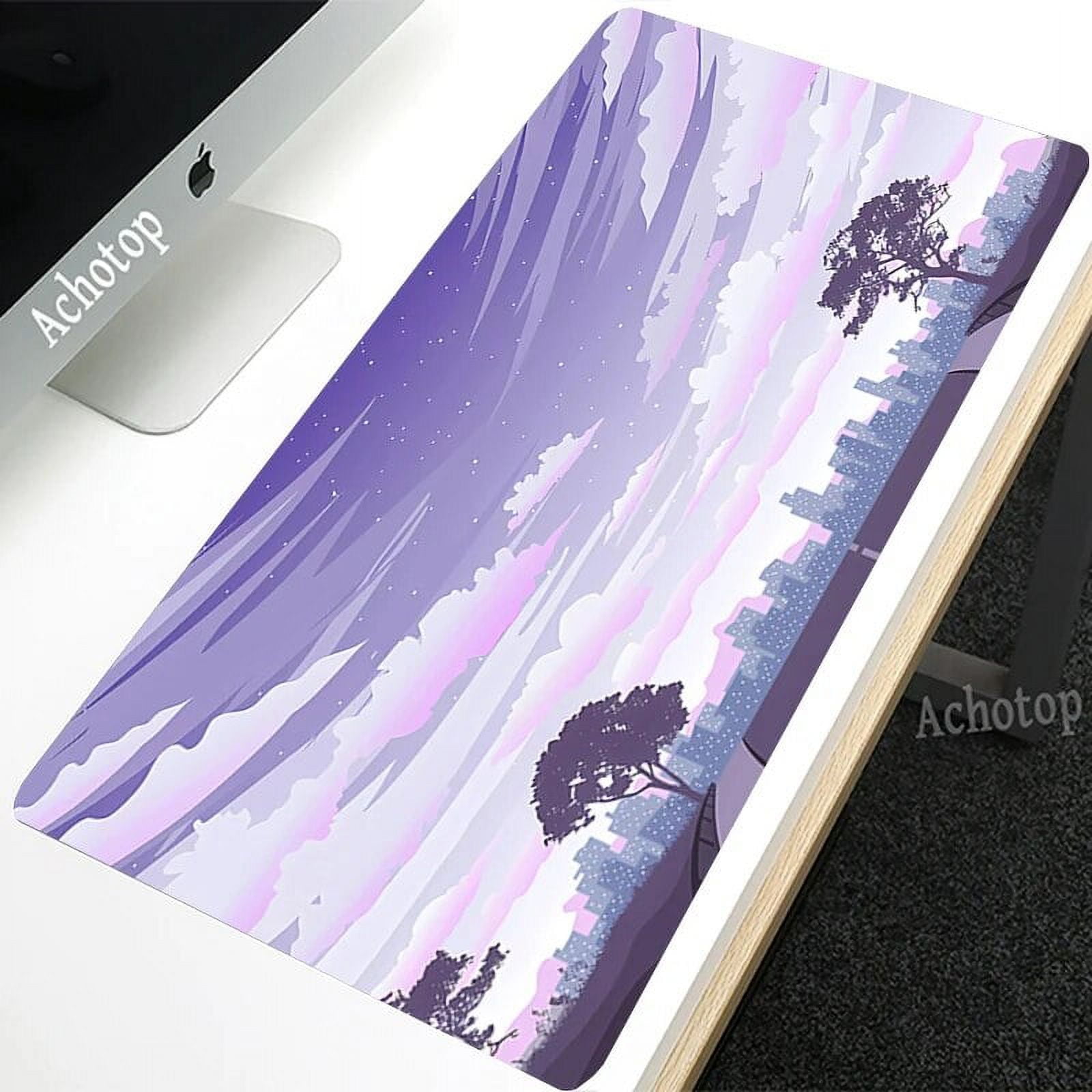 Gaming Mousepad Large Cute Cloud Mouse Pad Locking Edge Rubber