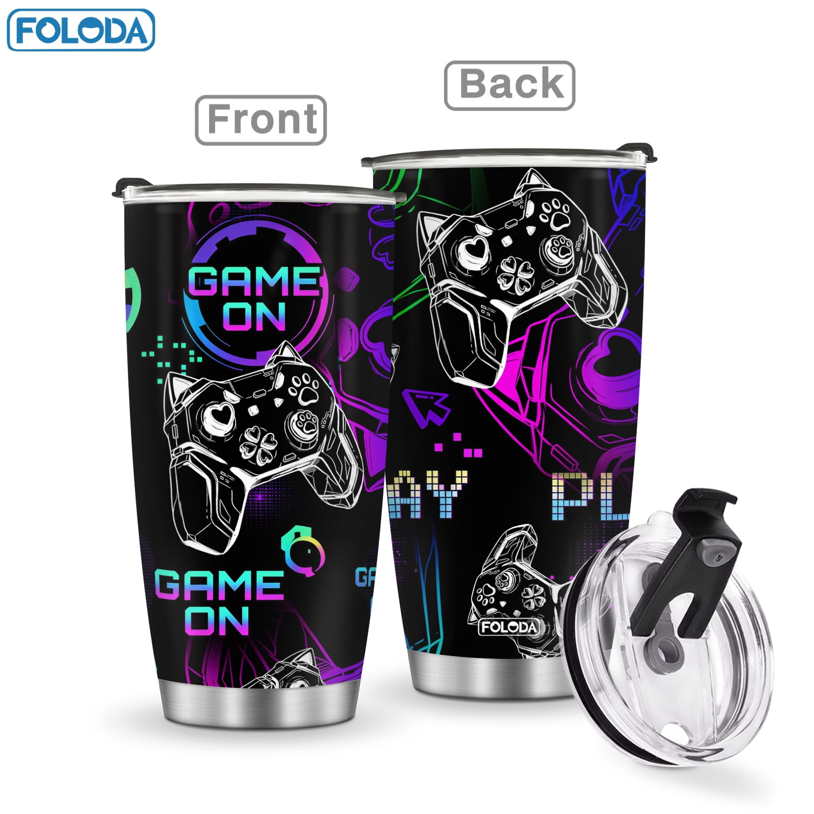 Gaming Mug Tumbler Boys Gifts - Gamer Gamepad Presents for Kids Teens ...