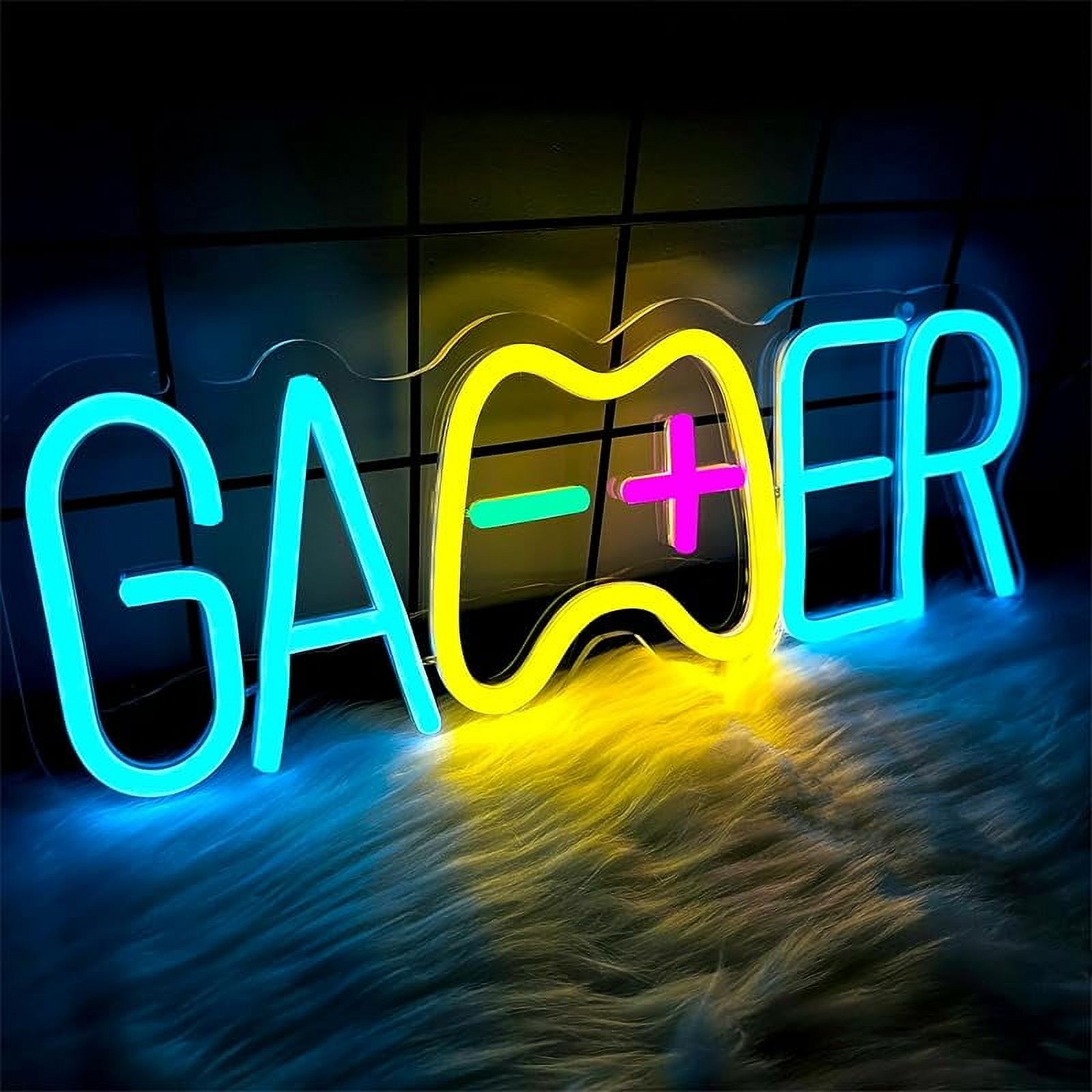 Gaming Neon Sign for Game Room Decor USB Powered Retro Game LED Neon ...