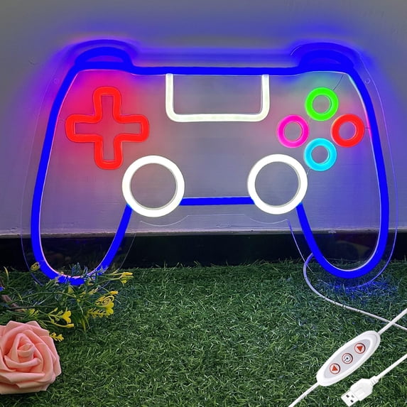 Gaming Neon Sign, Neon Signs Dimmable by for Gaming Room Decor - Gaming ...