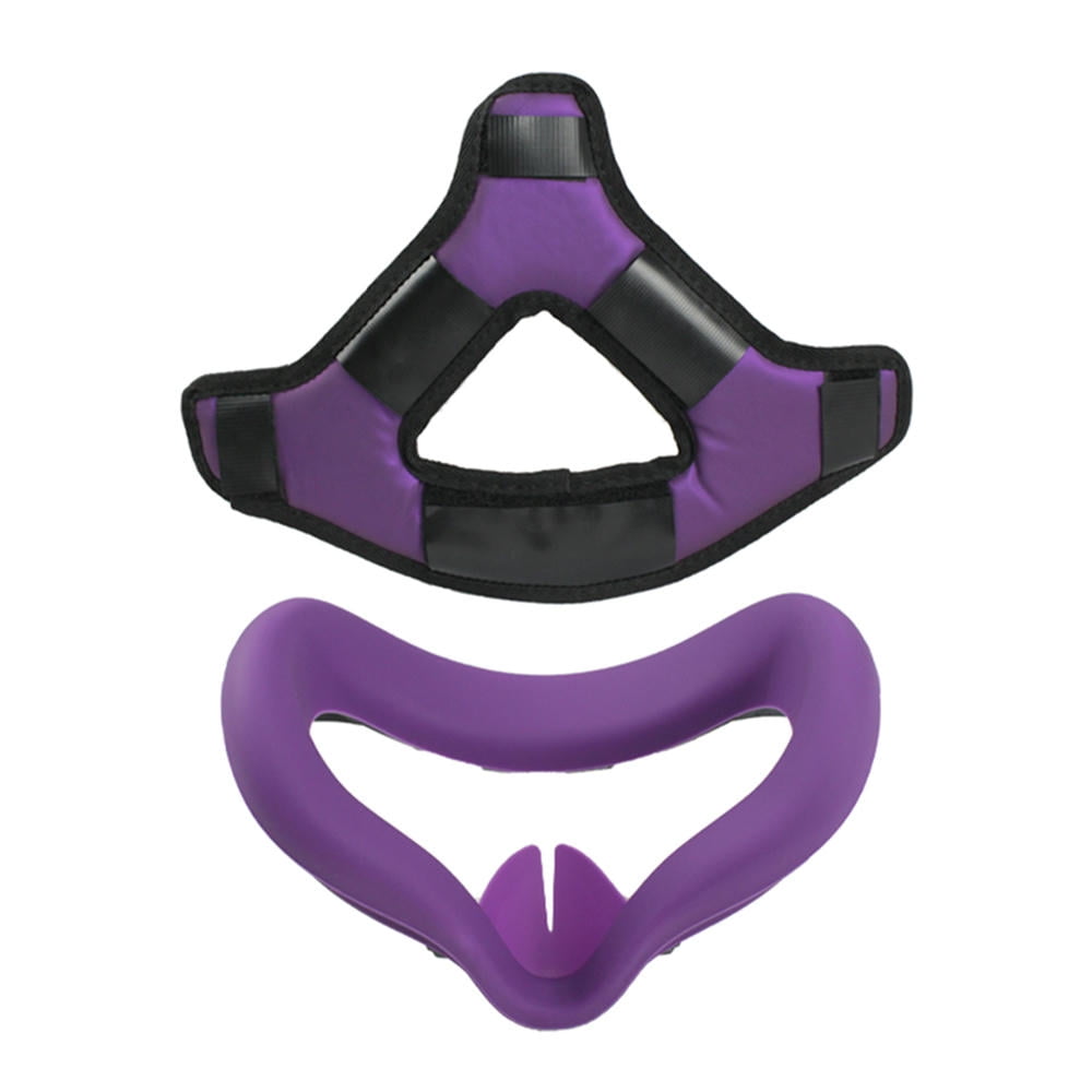 Gaming Non Slip Light Blocking Easy Install VR Eye Cover Set Soft Face ...