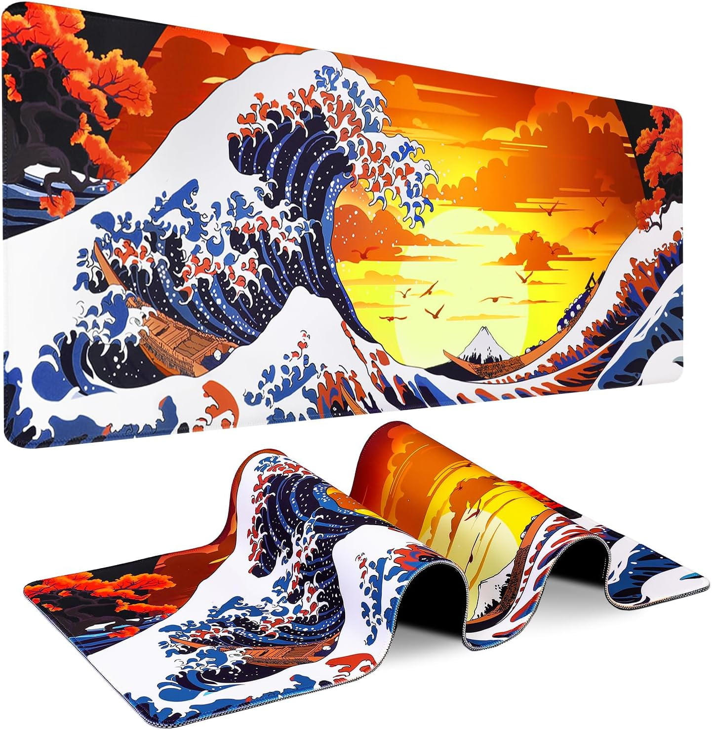 Gaming Office Mouse Pad Large Table Pads PC Keyboard Waterproof and Non ...