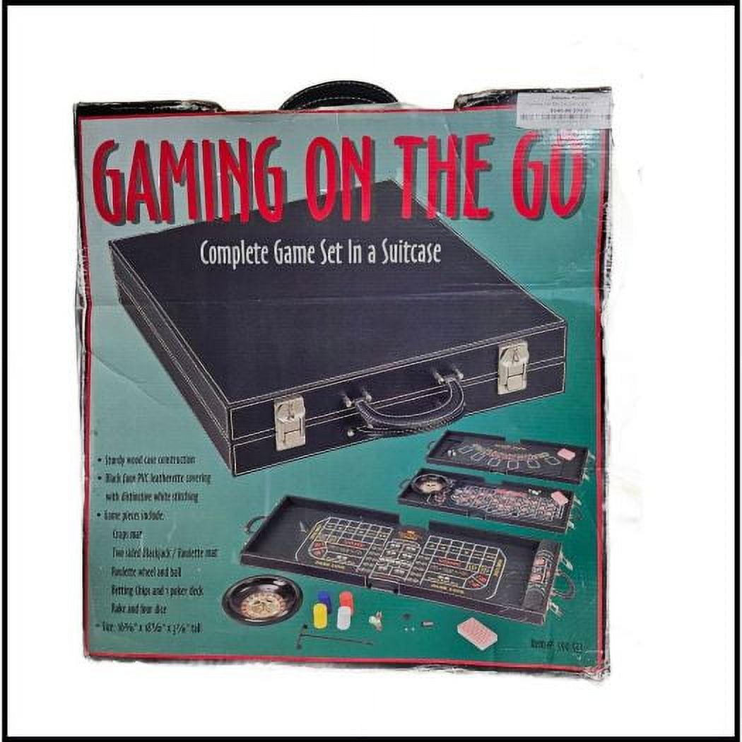 Gaming On The Go - Complete Adult Gaming Set In a Suitcase Craps ...