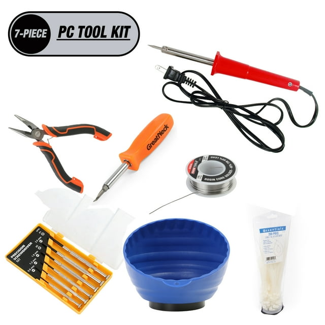 Gaming, PC, Computer Tool Kit with Soldering Iron, Pliers and ...