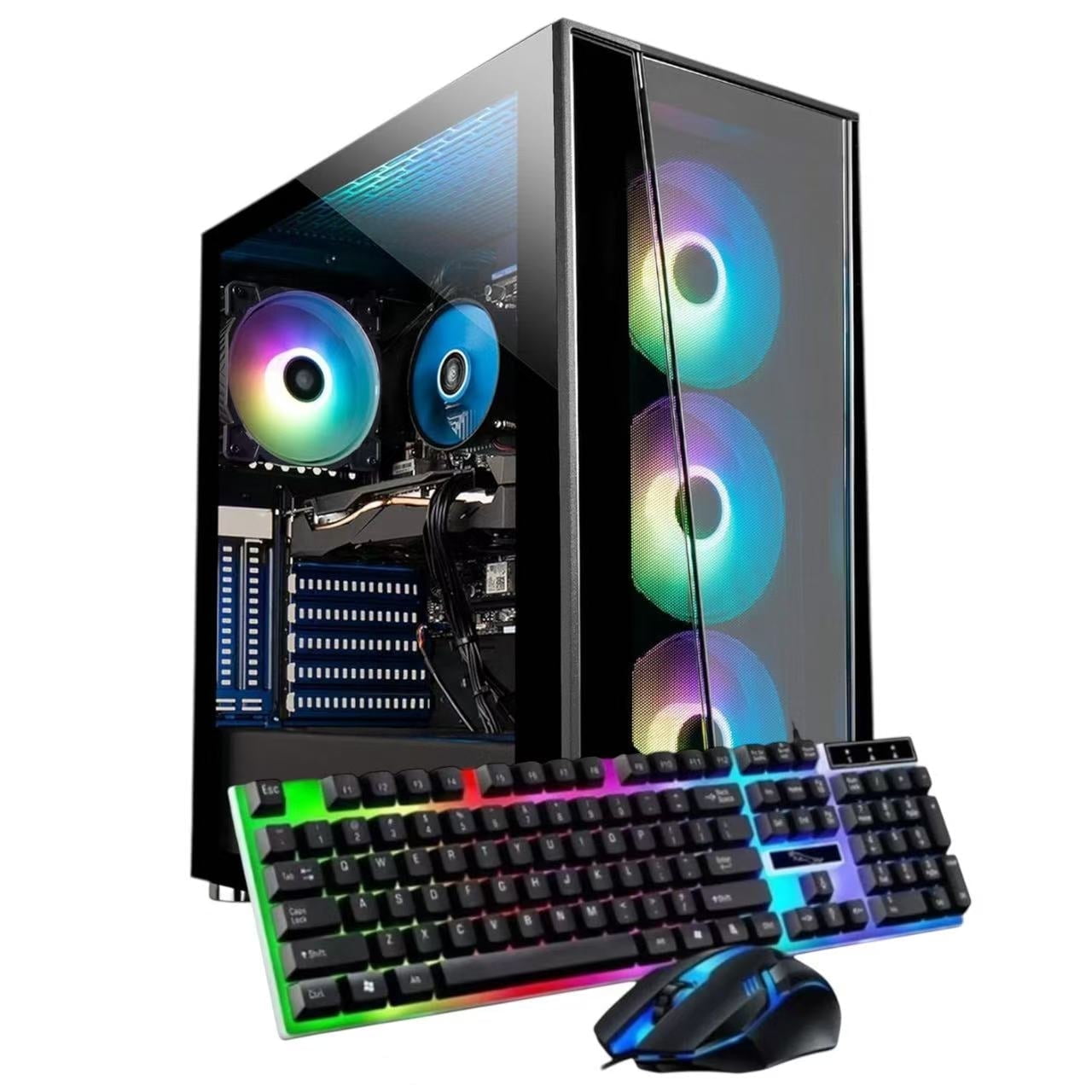 Gaming PC Desktop, Intel Core i7 up to 3.9GHz, 16GB RAM, 512GB SSD ...