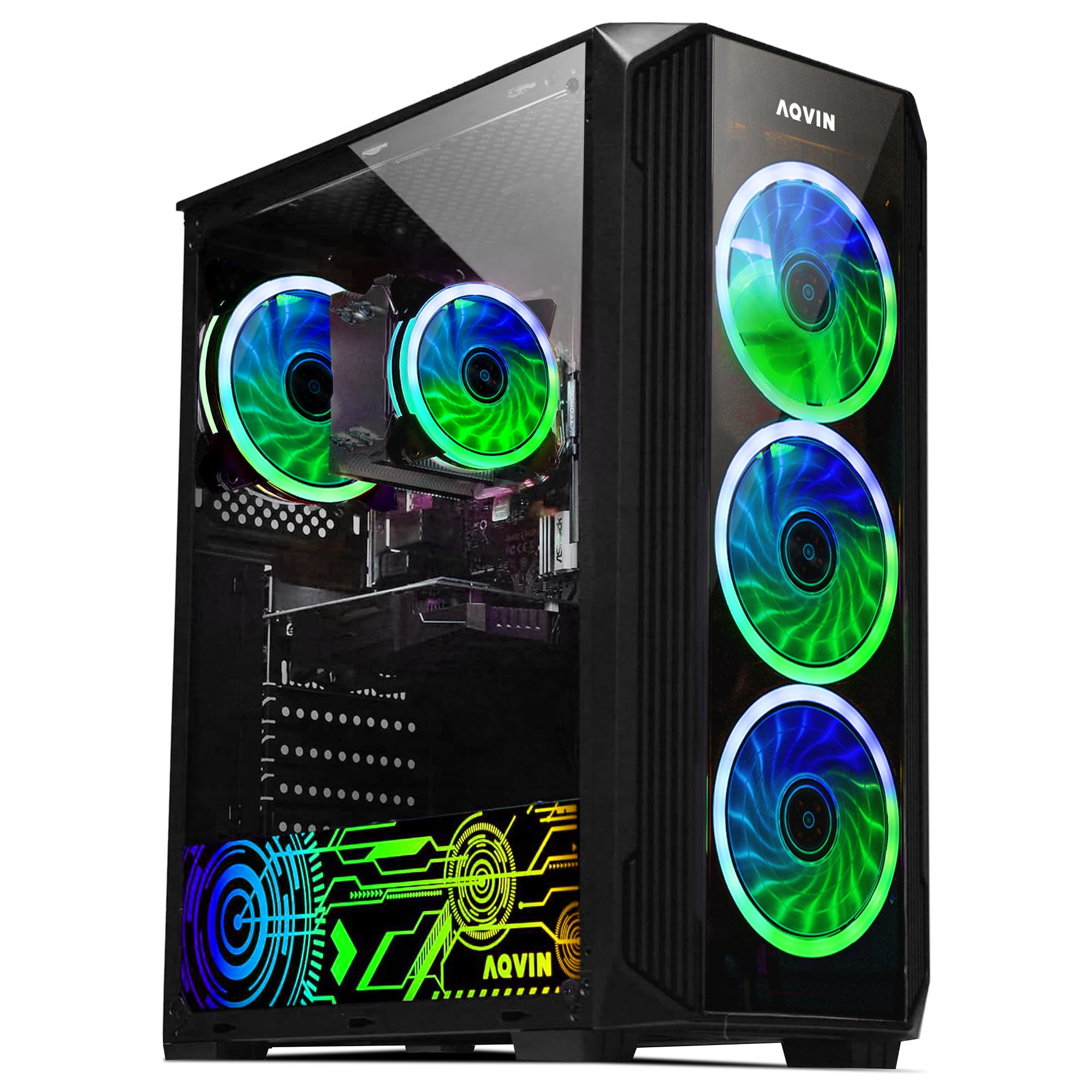Gaming PC Desktop Tower AQVIN ZForce RGB - Intel Hex Core i7 Processor ...
