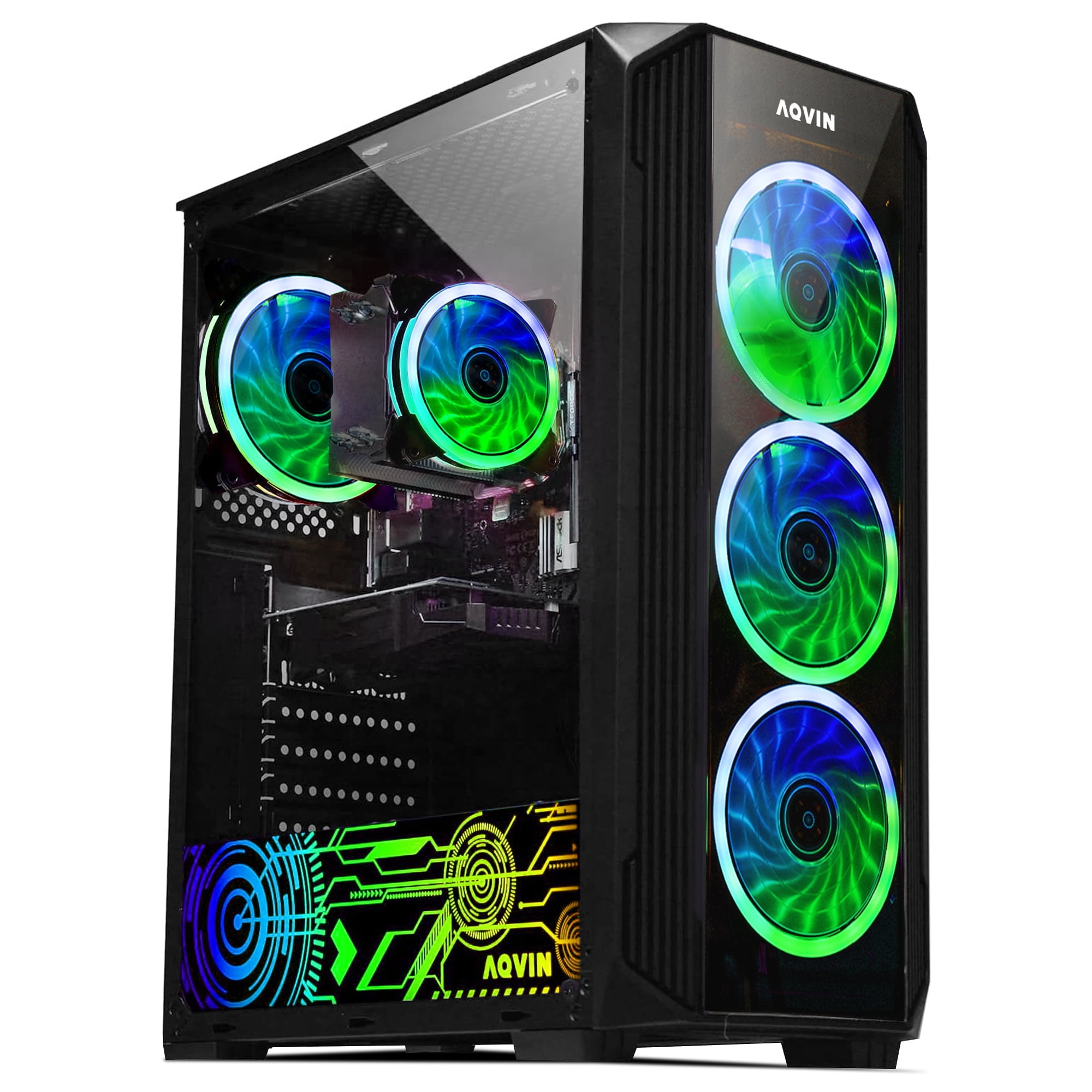 Gaming PC Desktop Tower AQVIN ZForce RGB - Intel Hex Core i7 Processor ...