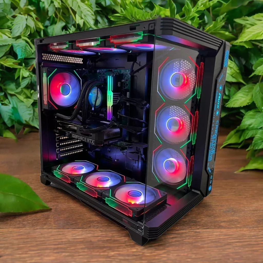 Gaming PC i5-9500 UP 16GB RAM 512 SSD 4TB HDD RTX4060 liquid COOLER ...
