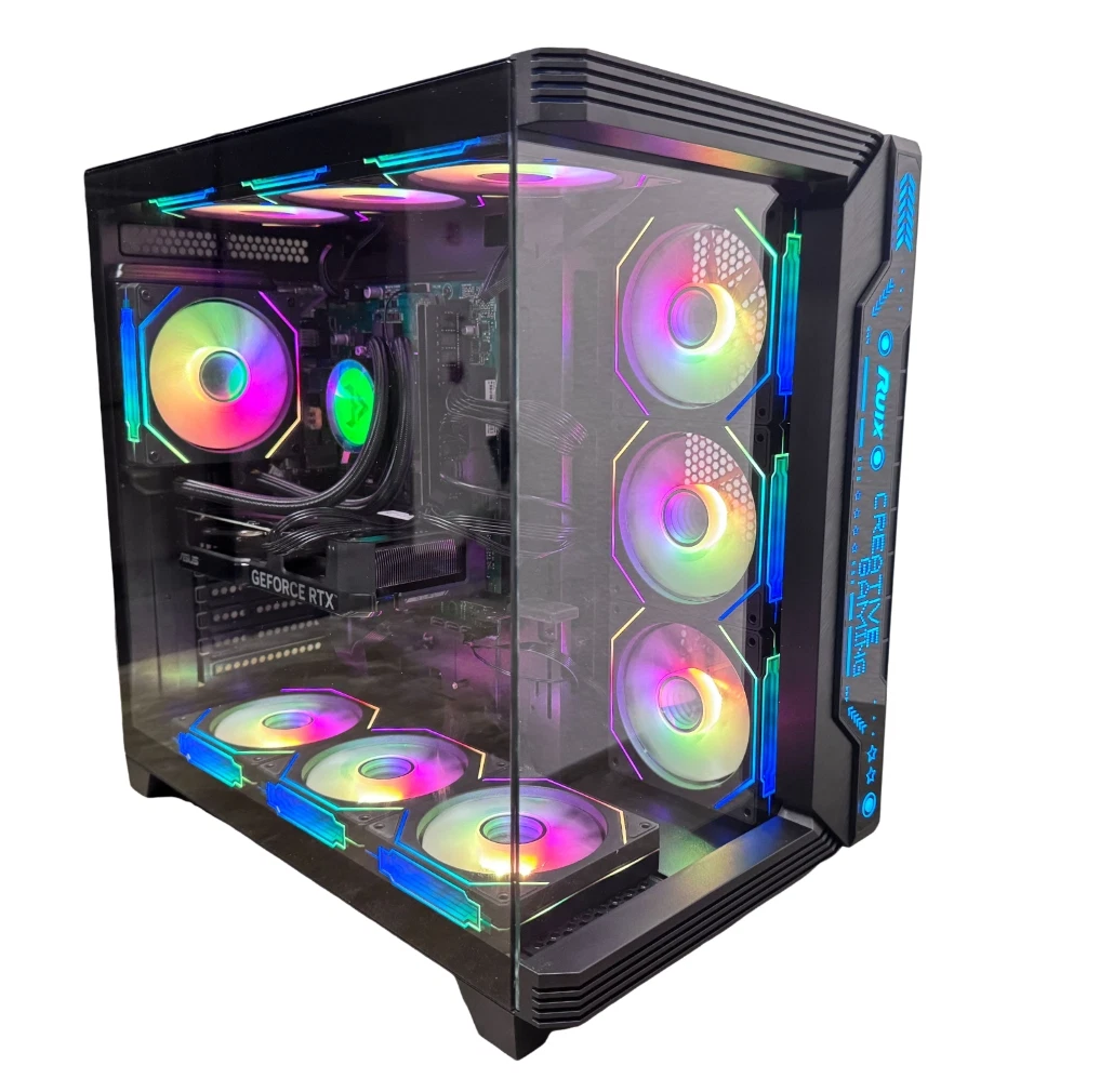 Gaming PRO Gaming PC Computer Desktop, Intel i7 Xeon E5 10-Cores, Radeon RX580 8GB, 32GB RAM ...