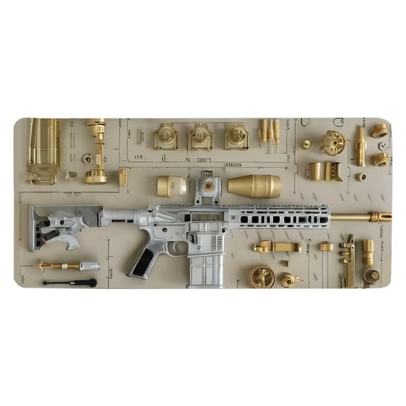 Gaming Pad Large Cool Build Parts Display Mat for Keyboard and Computer ...