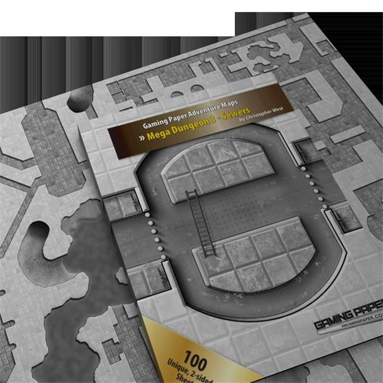 Gaming Paper GGP6122 Sewers Tunnels Mega Dungeon 3 Adventure Maps ...