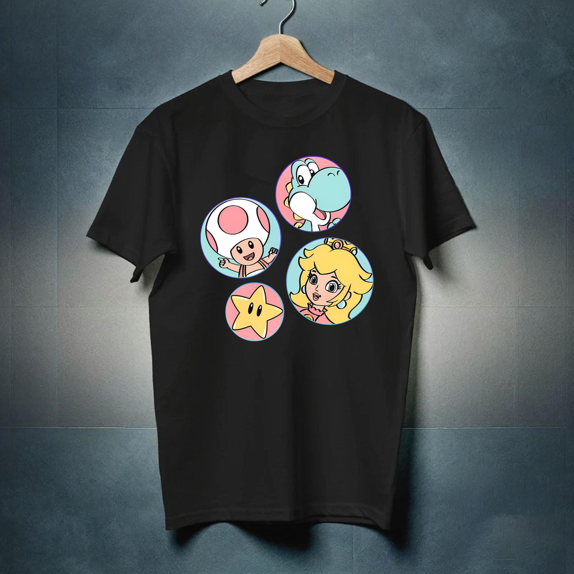 Gaming Princess Adventure Graphic Tee, Retro Platformer Video Game Girl ...