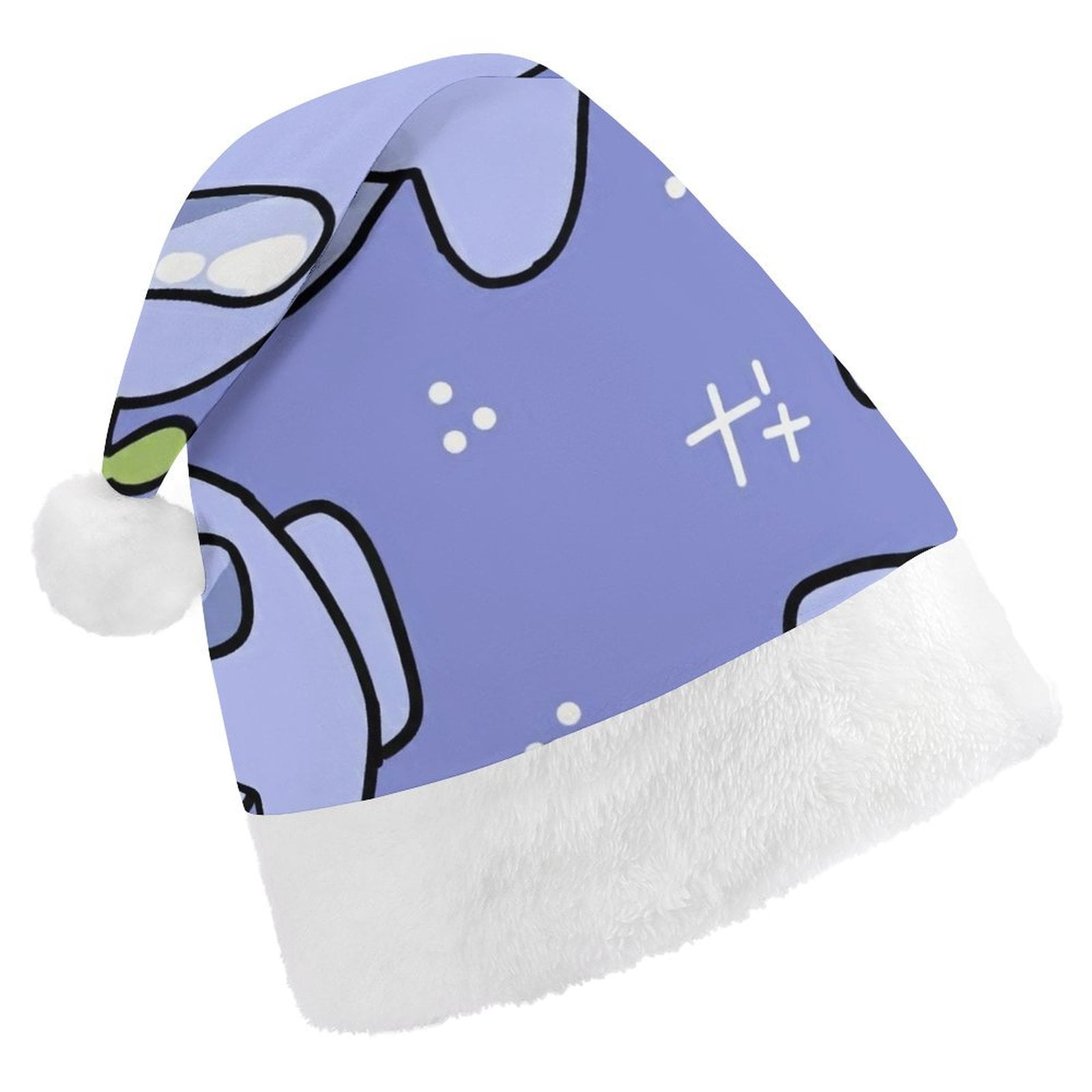 Gaming Purple Among-Us Santa Hat,Gaming Purple Among-Us Christmas Hats ...