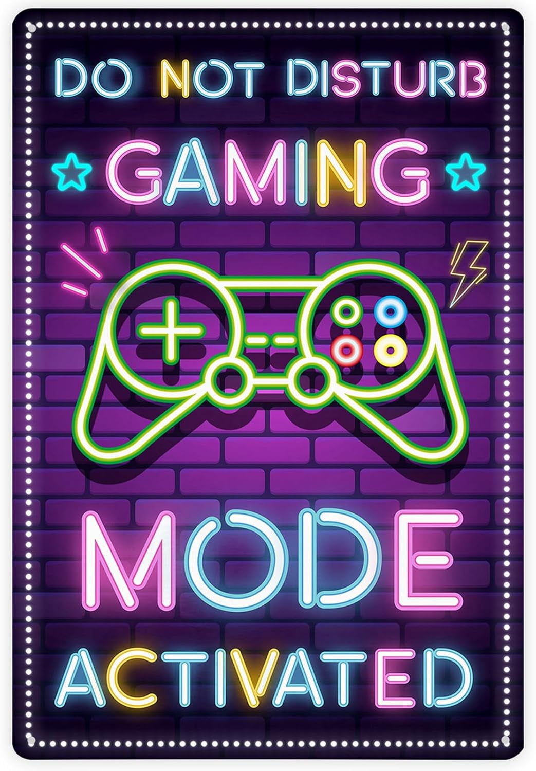 Gaming Room Metal Tin Signs-Metal Tin Signs Exquisite Wall Art Decor ...