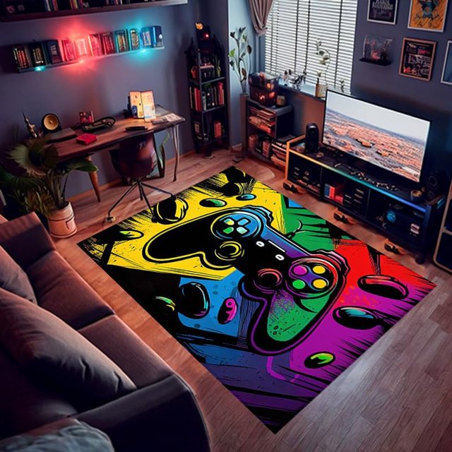 Gaming Rug - Gaming Carpet for Boys Bedroom and Living Room - Walmart.com