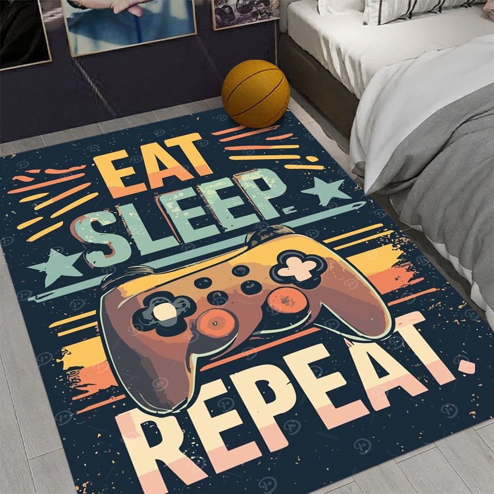 Gaming Rug for Boys Room Gamer Rug with Controller Design Carpet for ...